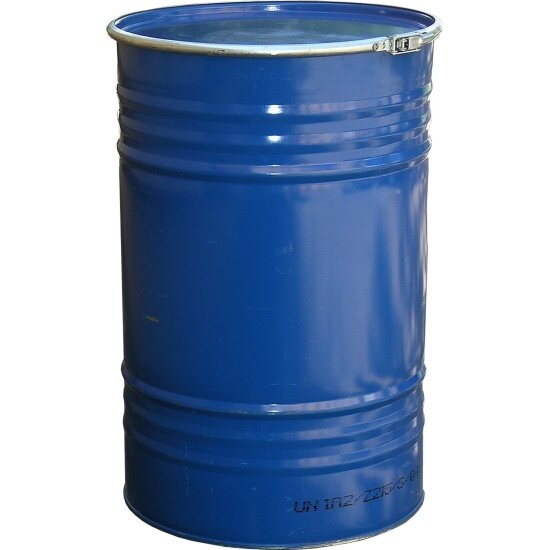 Бочка стальная Северпромтара 100л с крышкой на обруч