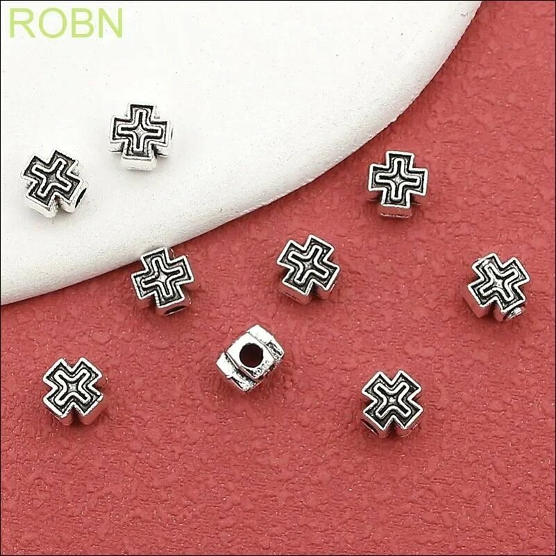 Бусины для креста 6 мм, 100 шт