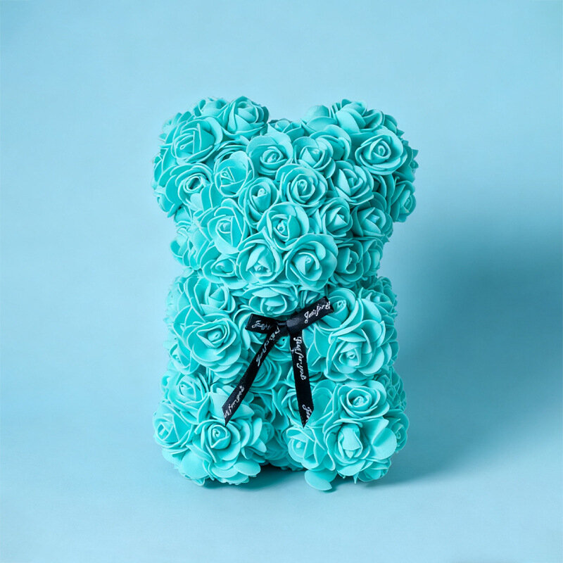 Вечный розовый мишка для подруги, лучшей подруги, китайский подарок на День святого Валентина, подарок на день рождения, букет, украшение, креативная кукла