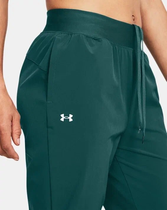 Брюки спортивные Under Armour Rival, размер M, темно-зеленый — фото 1