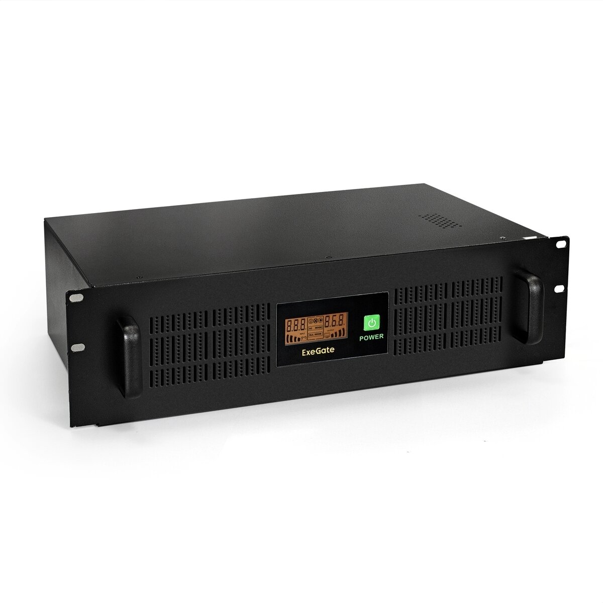Источник бесперебойного питания ExeGate ServerRM UNL-1500. LCD. AVR. С13. RJ. USB.3U 1500VA/900W, LCD, AVR, 4*C13, RJ45/11, USB, 3U