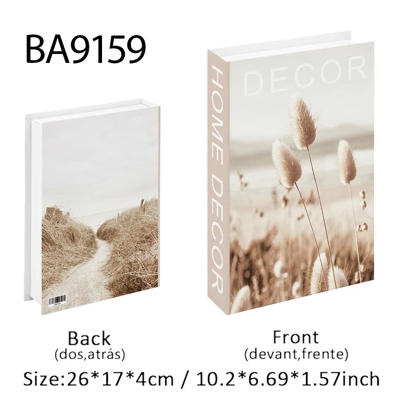Декоративные поддельные книги Матисс Бежевый, NOT OPEN, BA9159