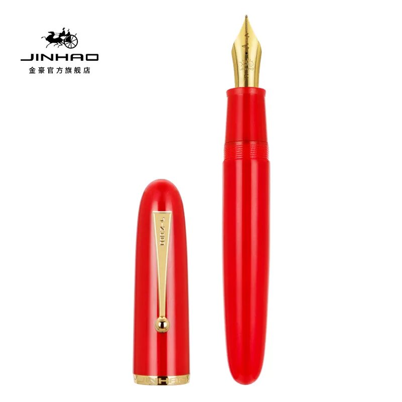 JINHAO красная перьевая ручка