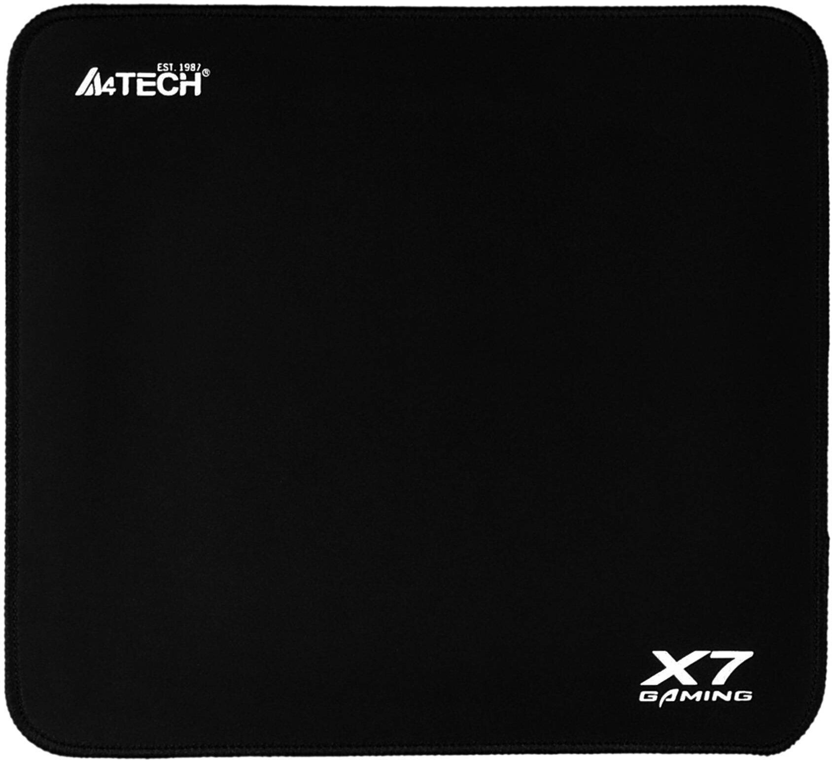 Коврик для мыши A4Tech X7-500MP Large (L) черный, резина+ткань, игровой