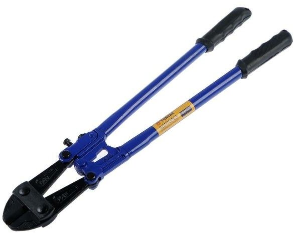 Болторез тундра, обрезиненные рукоятки, болты до 8 мм, проволока до 10 мм, 600 мм