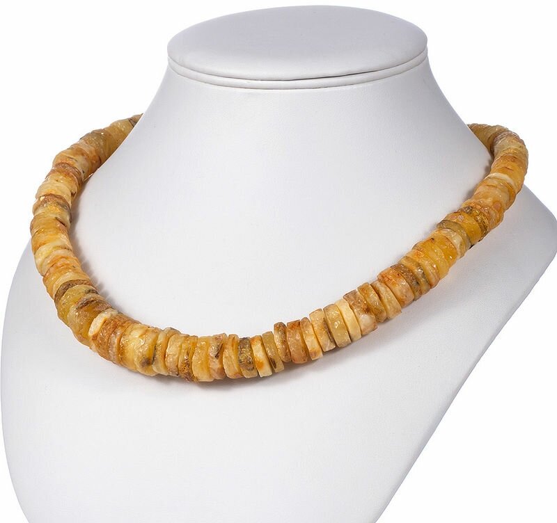 Колье, янтарь
