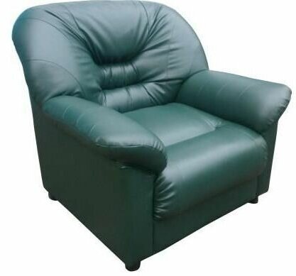 Кресло для отдыха Марсель (Честер) Зеленая экокожа, 100х90х88 см