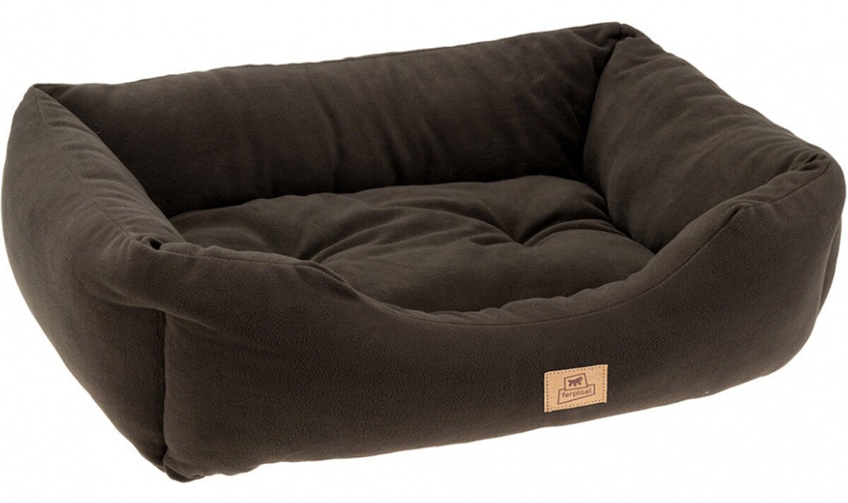 Софа для собак и кошек Ferplast Coccolo Microfleece 60 темно-зеленая 66 х 50 х 20 см (1 шт)
