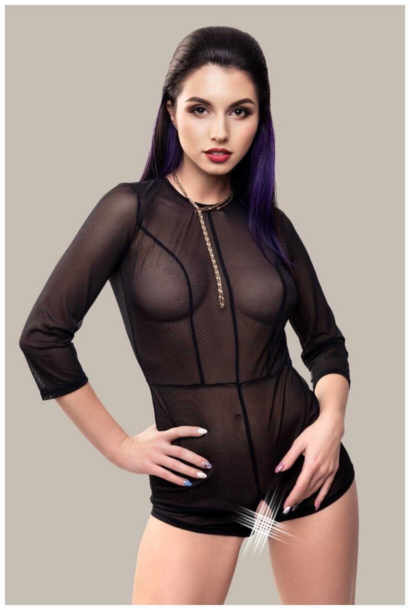 Контактное сетчатое боди WANAME PRECIOSITY LXL