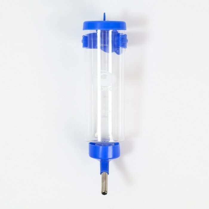 Поилка для грызунов "Пижон", 250 мл, синяя, 7414559