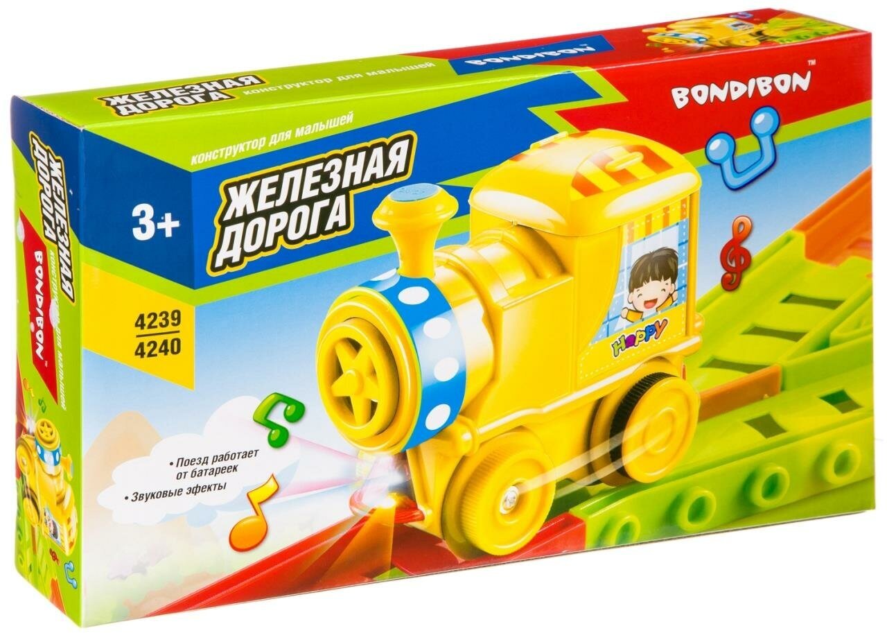 Конструктор Bondibon ВВ4240, 5-14+, 24 элемента, музыкальный