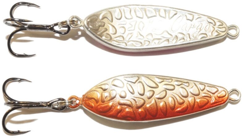 Блесна Silver heavy "Frog" 20г (4.2 см, Серебро, оранж. цв. 08)