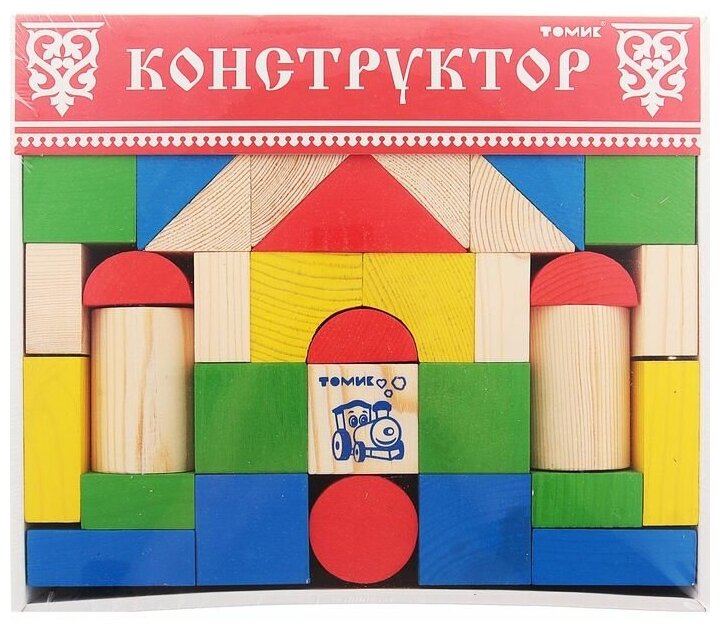 Конструктор "Цветной" 43 элемента
