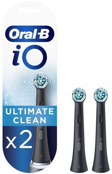 Насадки для электрической зубной щетки Oral-B iO Ultimate Clean Black для тщательного удаления налета