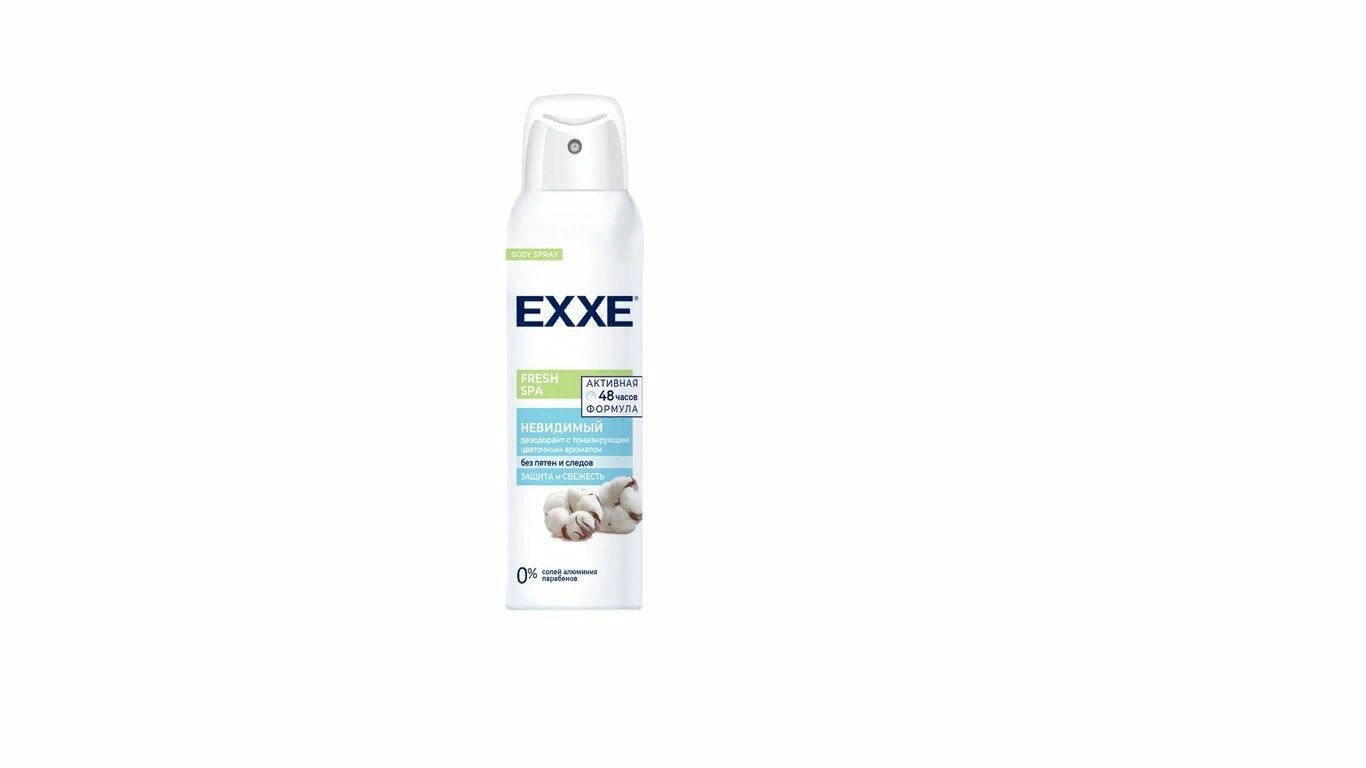 EXXE Део-спрей Женский Fresh SPA Невидимый 150мл