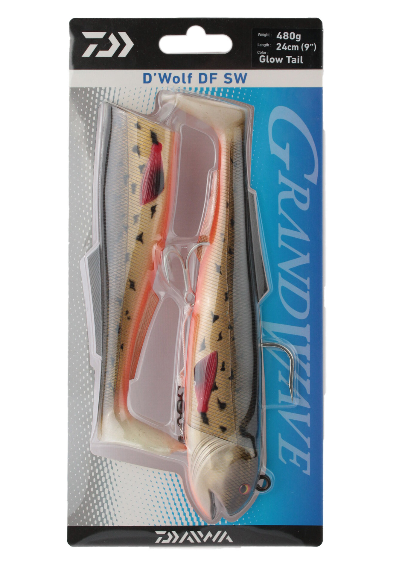 Daiwa Wolf DF SW 24 см 480 г приманка для джиг-спиннинга GT для ловли хищной рыбы на реке