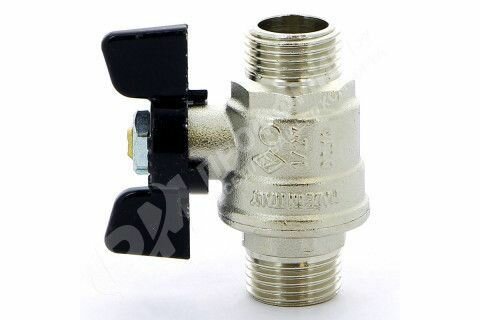 Кран шаровый НН бабочка 1/2" Bugatti