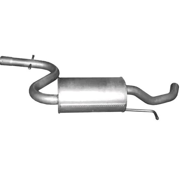 Средний глушитель выхлопных газов, POLMOSTROW 30.156 (1 шт.)