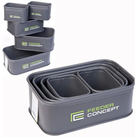 Емкости для прикормки и насадки Feeder Concept EVA 5шт. 02 набор