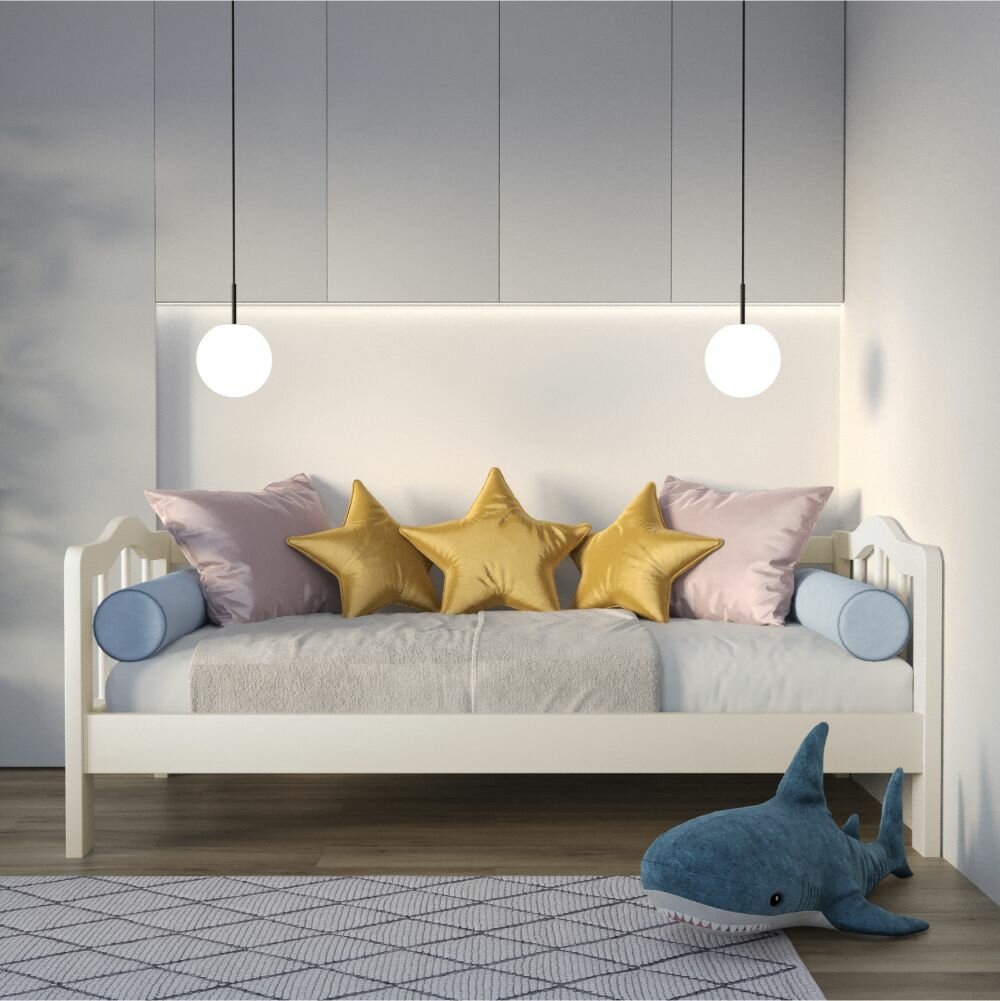 Детская кровать 70x190 Диана цвет Слоновая кость