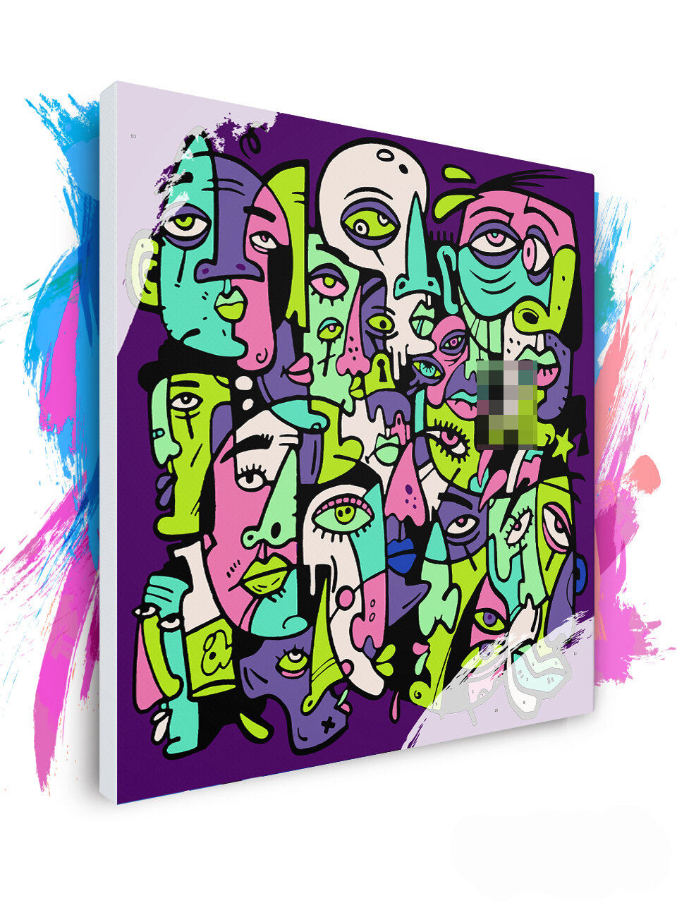 Картина по номерам на холсте Душегуб, 40 х 40 см