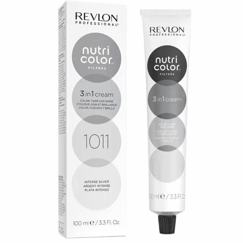 Revlon, NUTRI COLOR FILTERS, №1011, Крем-краска для прямого окрашивания, Интенсивное серебро, 100 мл