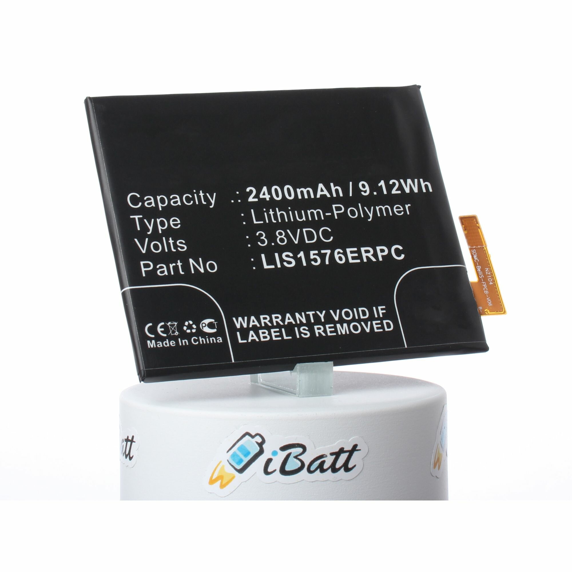 Аккумуляторная батарея iBatt 2400mAh для Sony Ericsson Xperia M4, Sony Ericsson E2303