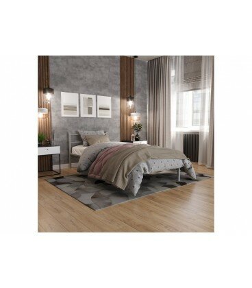 Кровать Фади-01 80х200 серая 462531