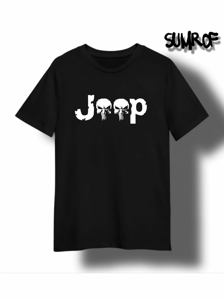 Футболка jeep каратель череп