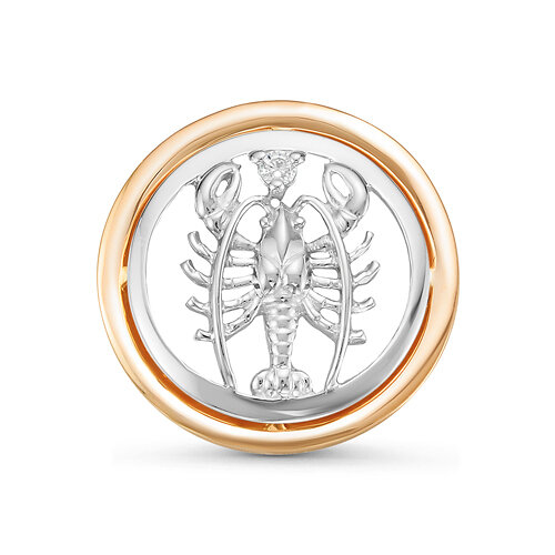 Подвеска, красное золото, 585 проба