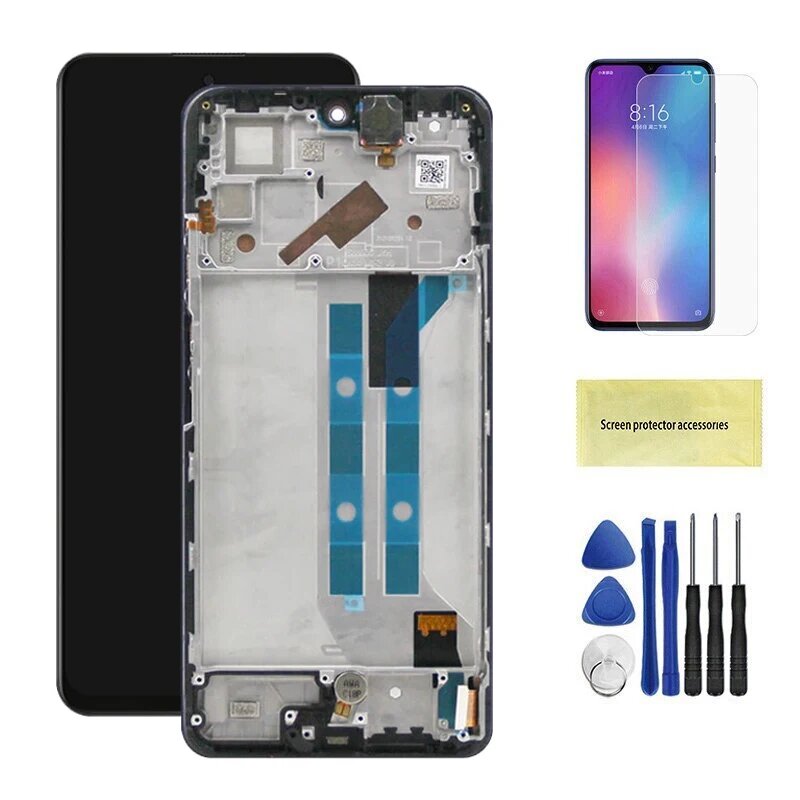 Экран для Xiaomi Redmi Note 12 Pro 4G 2209116 АГ 2209116 AG ЖК-дисплей цифровой сенсорный экран в сборе со заменой рамки Amoled With Frame