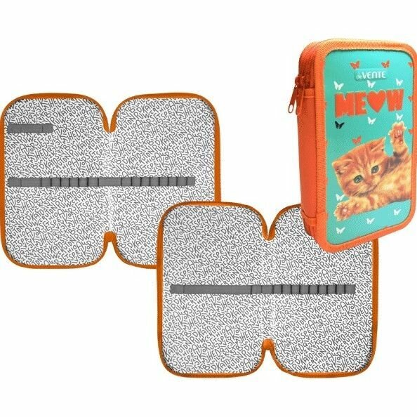 Пенал 2секц. д/дев. 205*120 "deVENTE. Meow" для 31 предмета