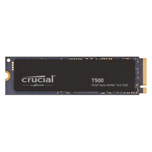SSD накопитель Crucial T500 500ГБ, M.2 2280, PCIe 4.0 x4, NVMe, M.2 [ct500t500ssd8]
