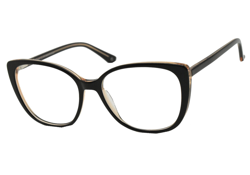Оправа для очков Genex G-1116 C009 пол Женский форма оправы Кошачий глаз цвет оправы Бежевый, Чёрный