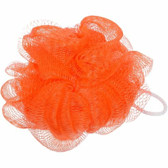 Мочалка для душа Банные Штучки Бант малая, цветная, мягкая