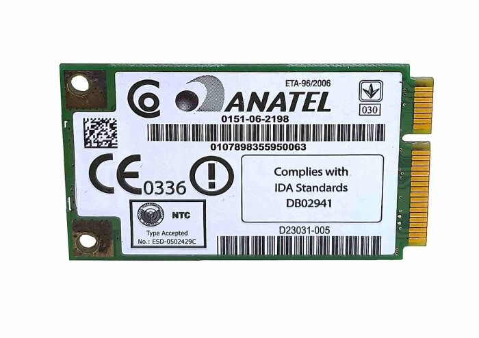 Модуль Wi-Fi ноутбука 0151-06-2198 Intel WM3945ABG MOW2