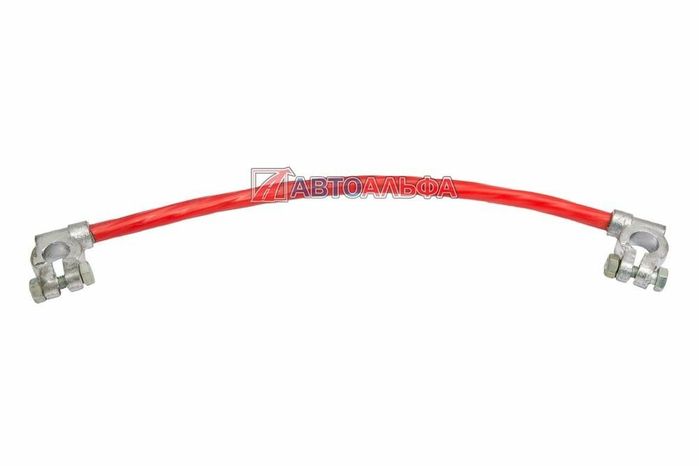 Провод-перемычка АКБ-АКБ S-50 0,4 м. с усиленными клеммами КАМАЗ