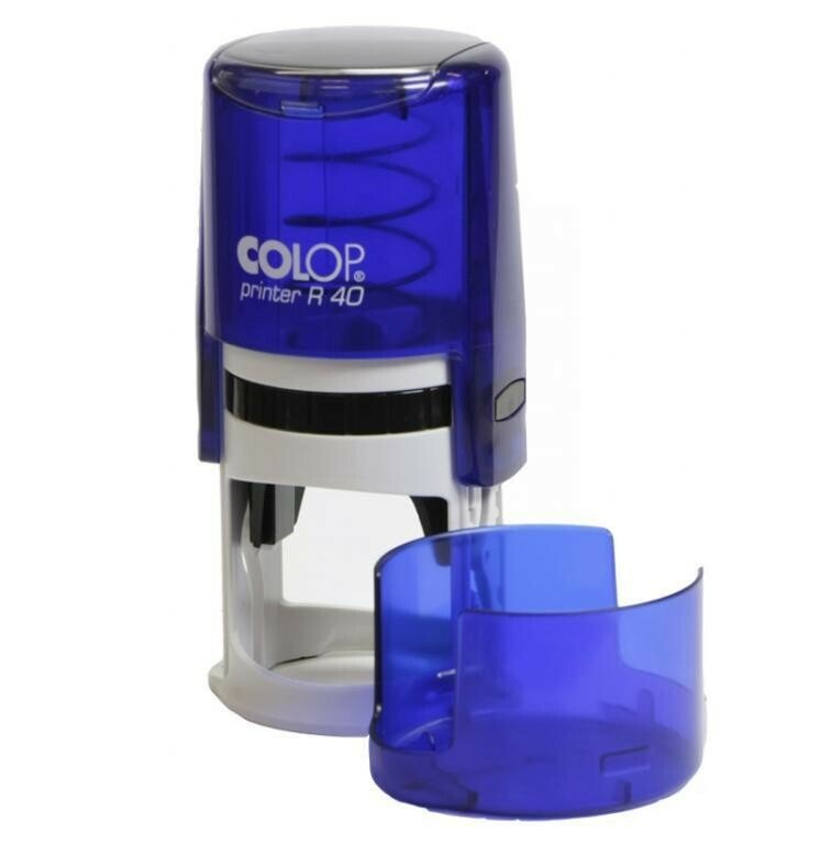 Оснастка Colop для круглой печати D40 с крышкой, индиго