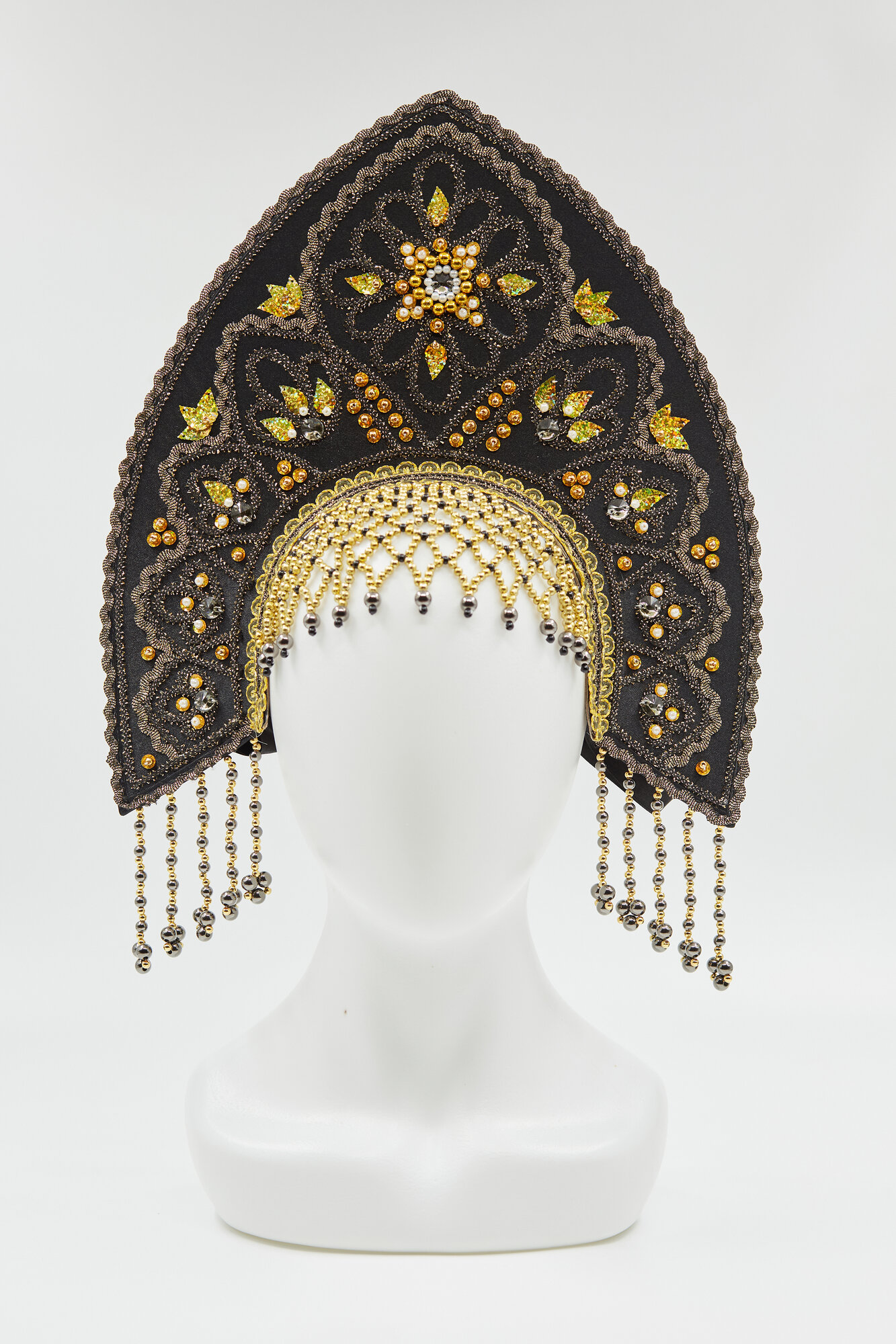 Кокошник Забава Углич "Ярославна" КЯк-04/2-ЧтЗ