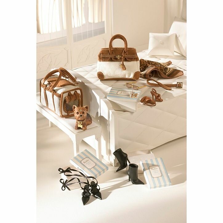 Комплект обуви и аксессуаров Barbie New York Yorkie Silkstone Accessory Pack (Барби Нью-Йоркский Йорк Аксессуары для Силкстоун)