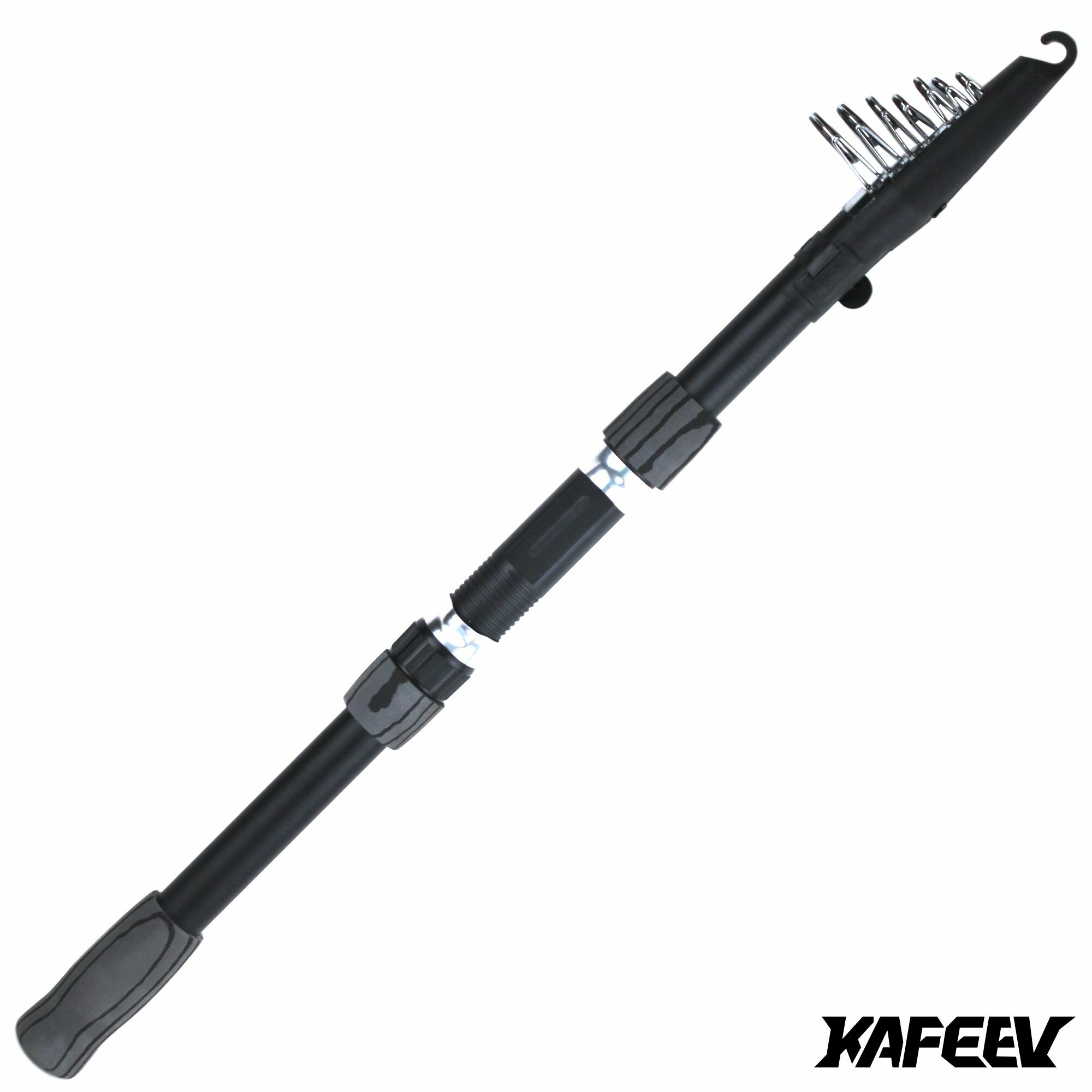 Спиннинг для рыбалки Okuma, рабочая длина 2.4м, тест 60-120 гр, 6 секций