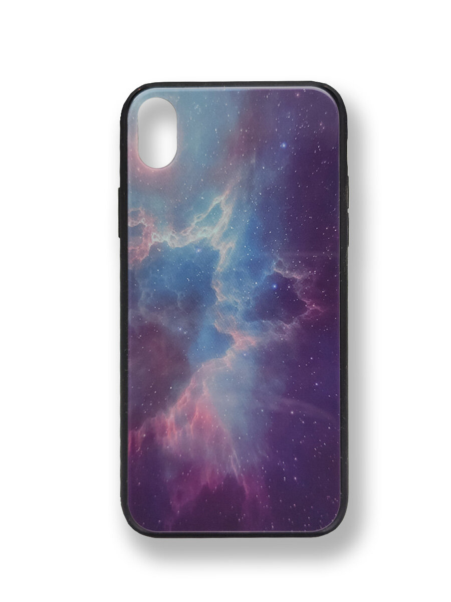 Стеклянный TPU-PC чехол накладка Rock Glass Phone Cases для Apple iPhone Xr
