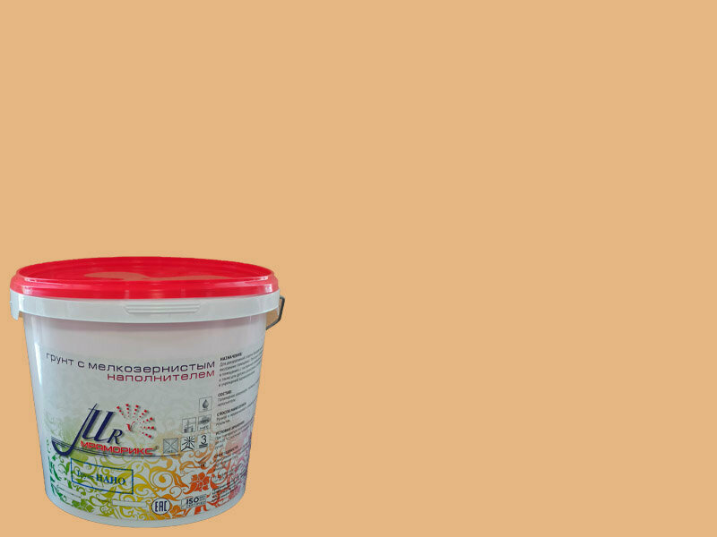 Грунт ВД-АК тонирующий с Мелкозернистым наполнителем Мраморикс™ нано под ДП, Коралловый остров , 7 кг