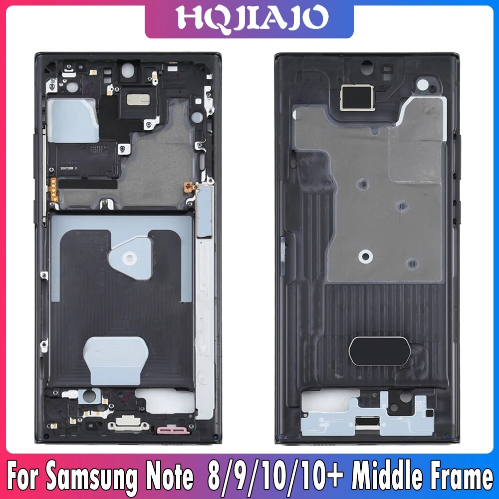Для Samsung Note 8 9 10 10 + средняя рамка средняя пластина рамка Корпус Запчасти пластина Средняя рамка Note 9 Silver Frame