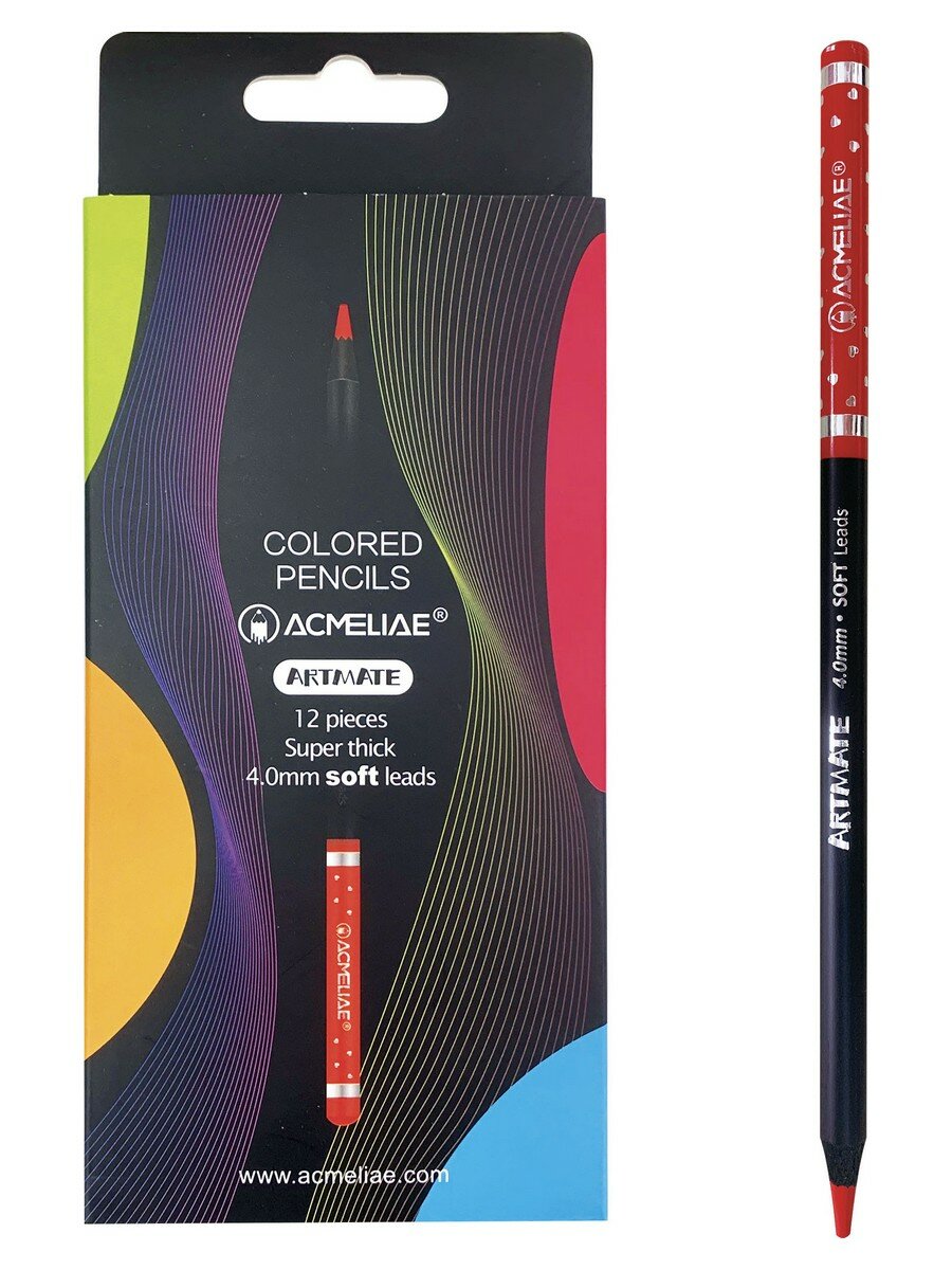 Карандаши цветные ACMELIAE 12 шт.