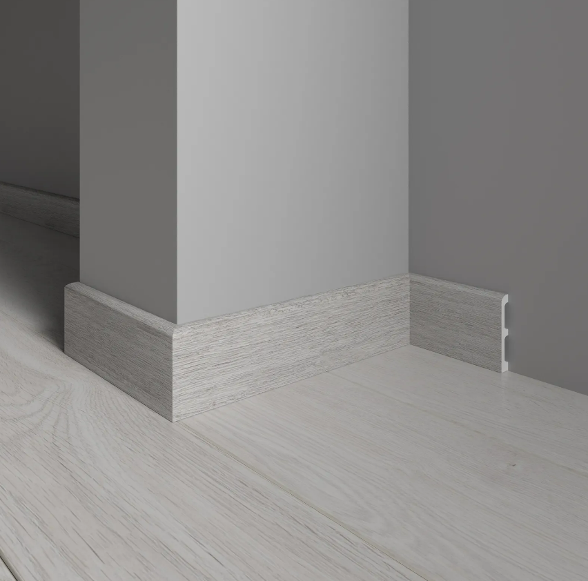 Плинтус Dekor-Dizayn 706-89SH Цветной Плинтус Д2400хВ80хТ13 / Декор Дизайн.