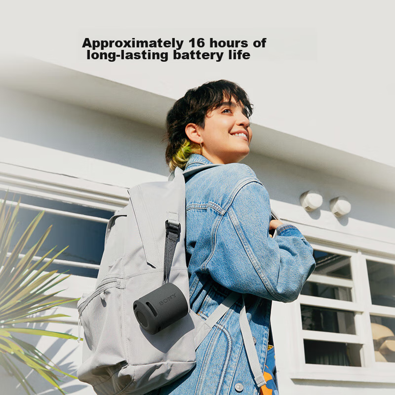 SONY SRS-XB100 Bluetooth-колонка Мини-портативная Глубокий бас 16 часов батареи Водонепроницаемая Пыленепроницаемая Для