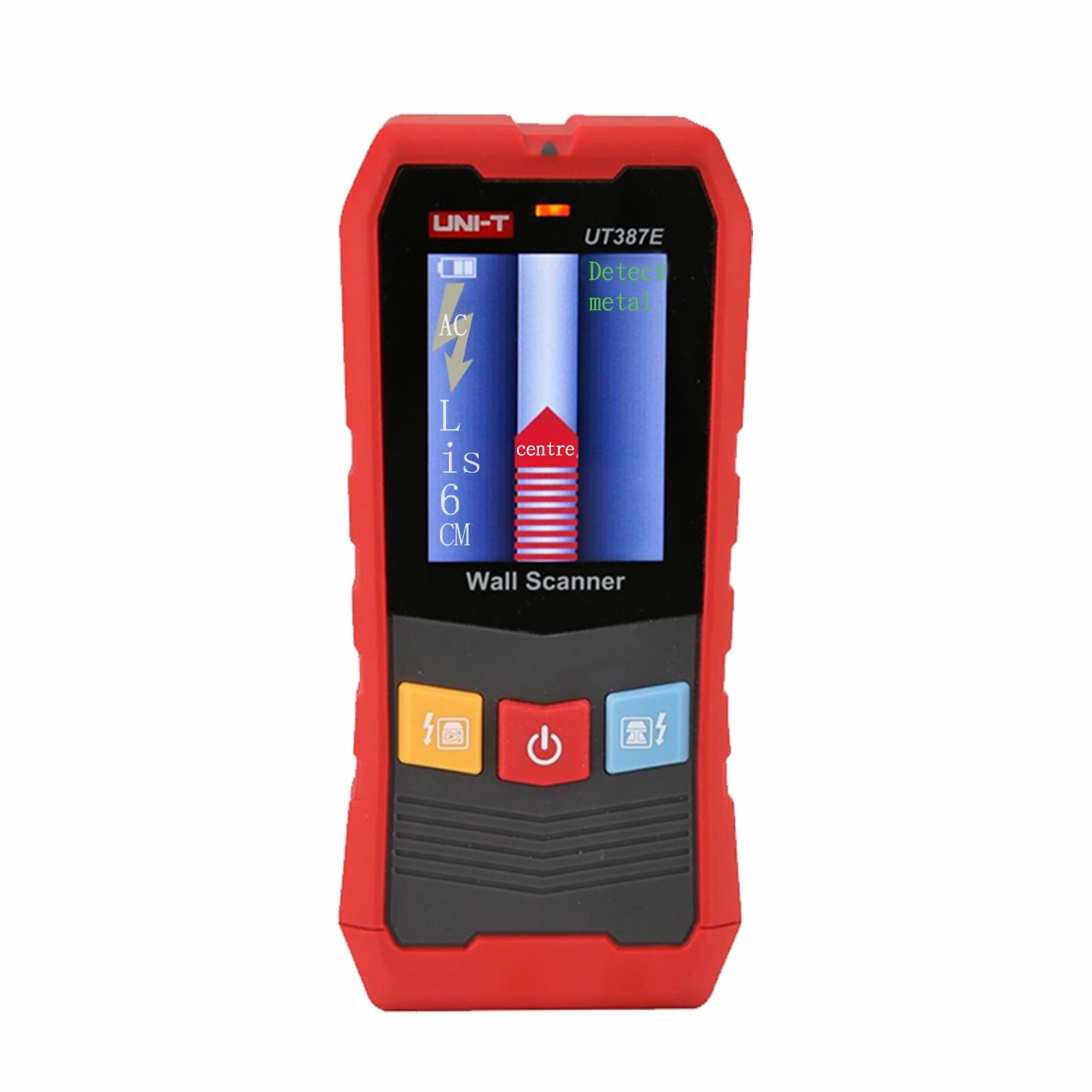 Детектор UNI-T UT387E, настенный, для металла/проводов/труб, обнаружение