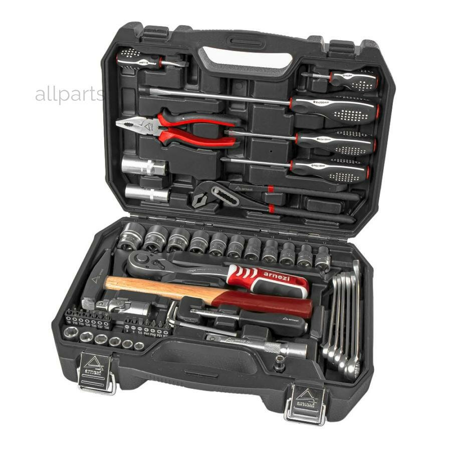 ARNEZI R0900058 Набор инструментов 58 пр. 1/4"DR, 1/2"DR ARNEZI R0900058
