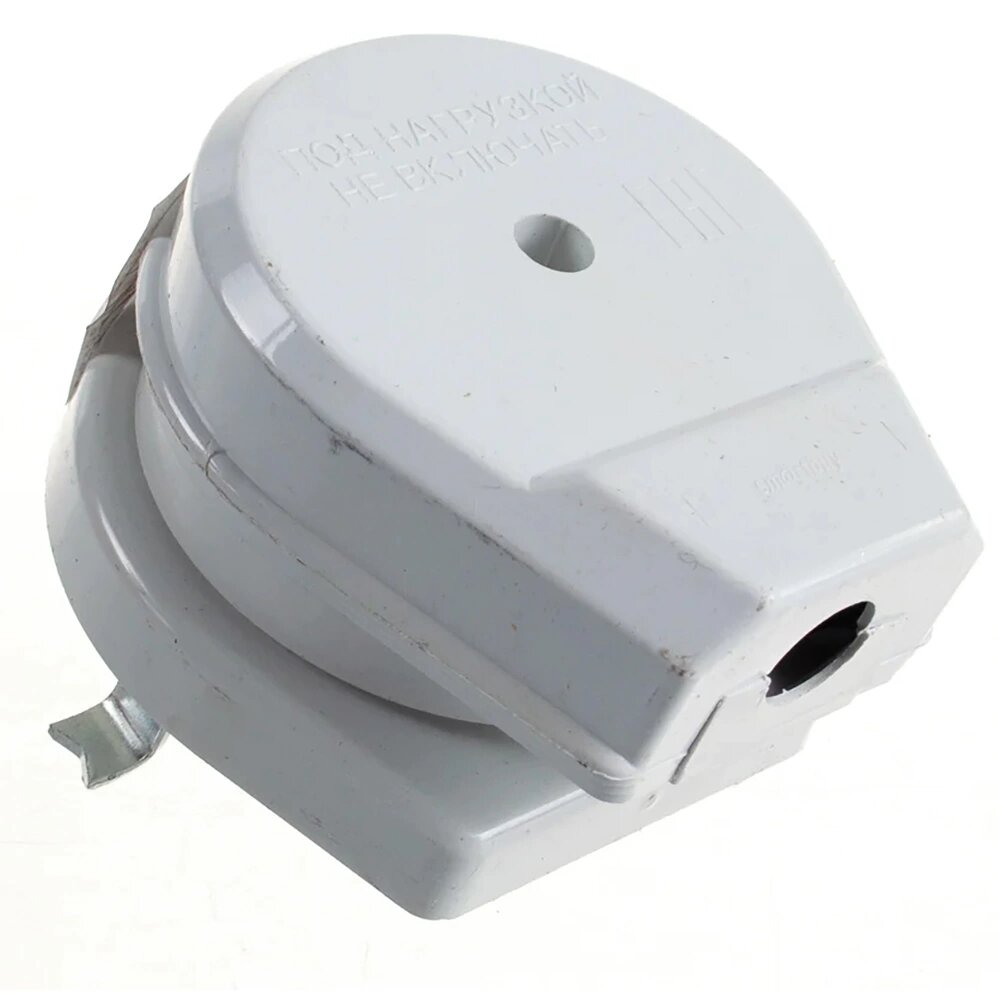 Разъем для плиты Smartbuy 2P+PE скрытый 32 А 250 В белый